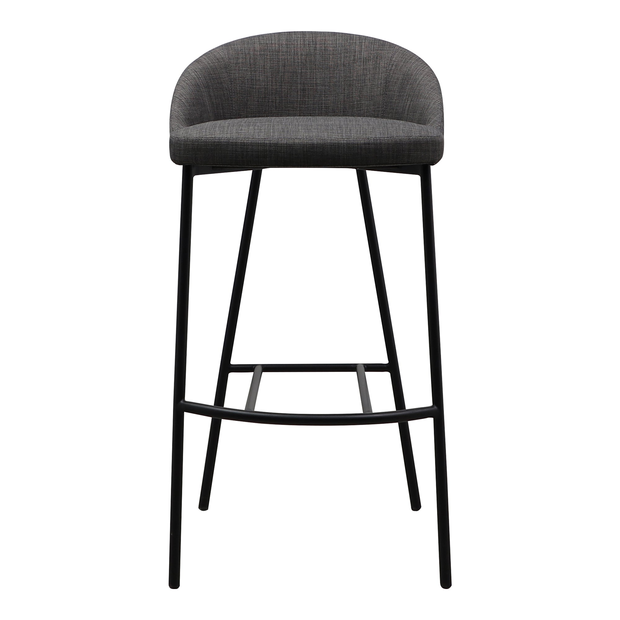 Moe's Home Soco Bar Stool in Charcoal Grey (31.5" x 26" x 20.5") - EJ ...