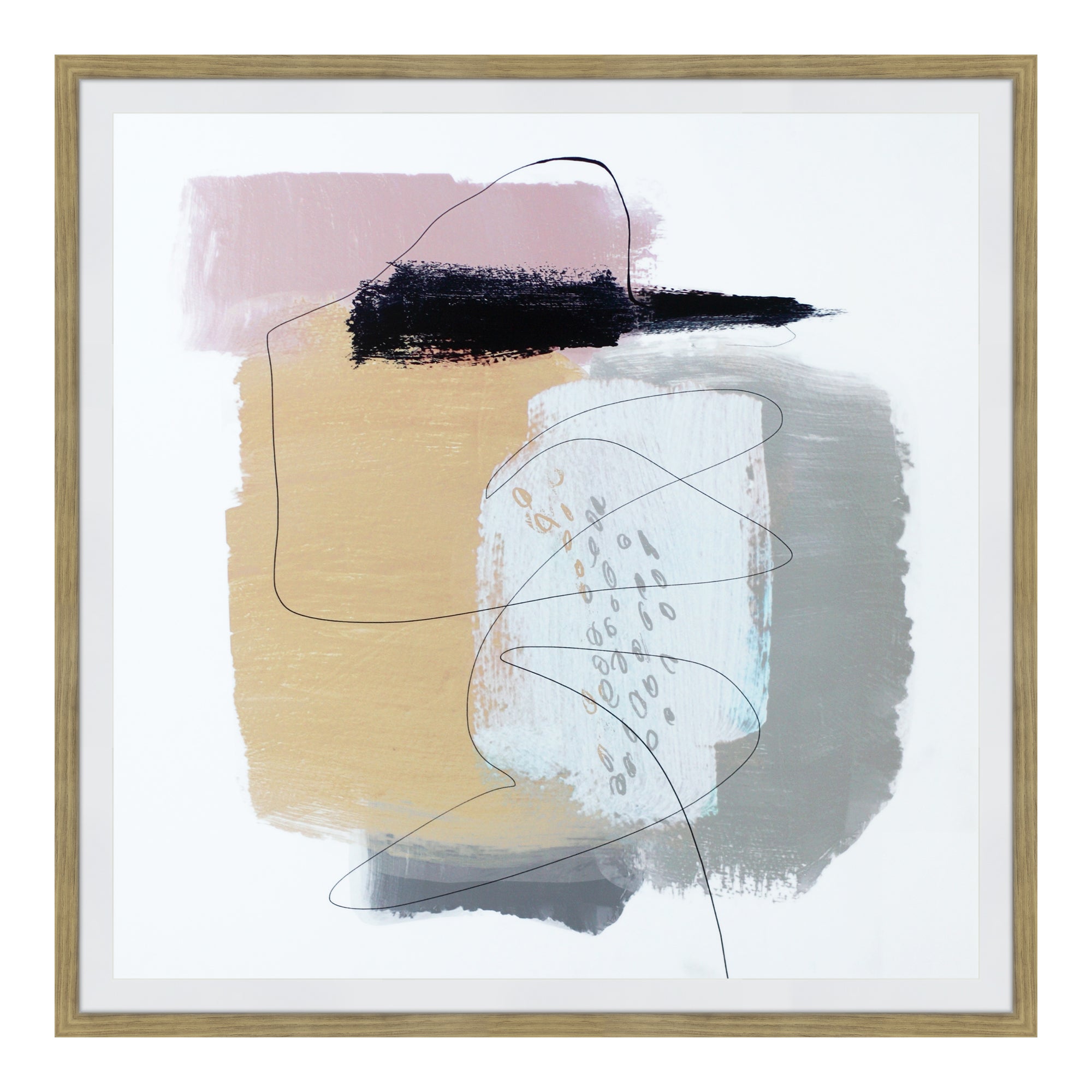 Moe's Home Utopia Painting in Multicolor (40" x 40" x 1.5") - FX-1246 ...