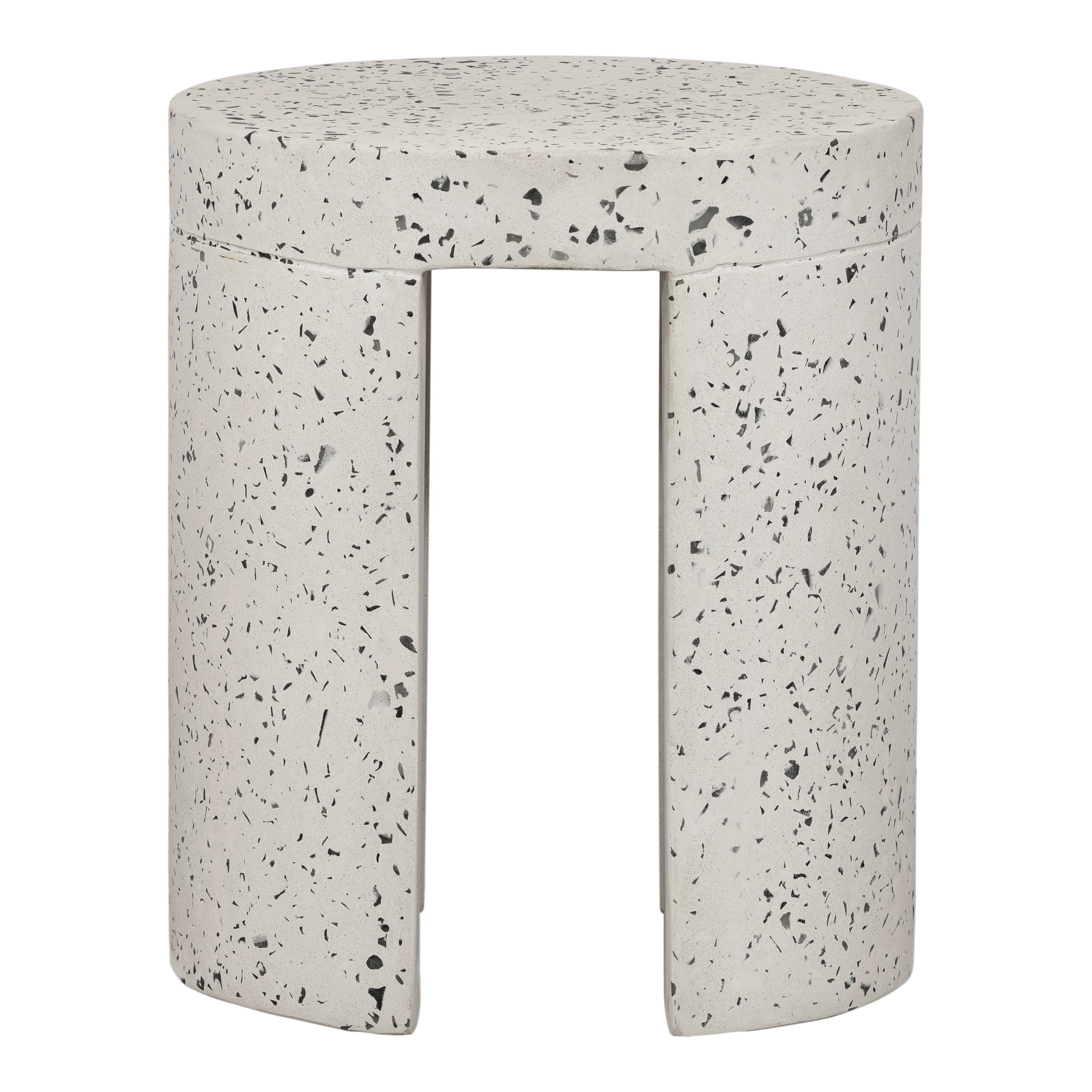 Moe's Home Lyon Stool in White (18" x 15" x 15") - JK-1003-29 – Vevano