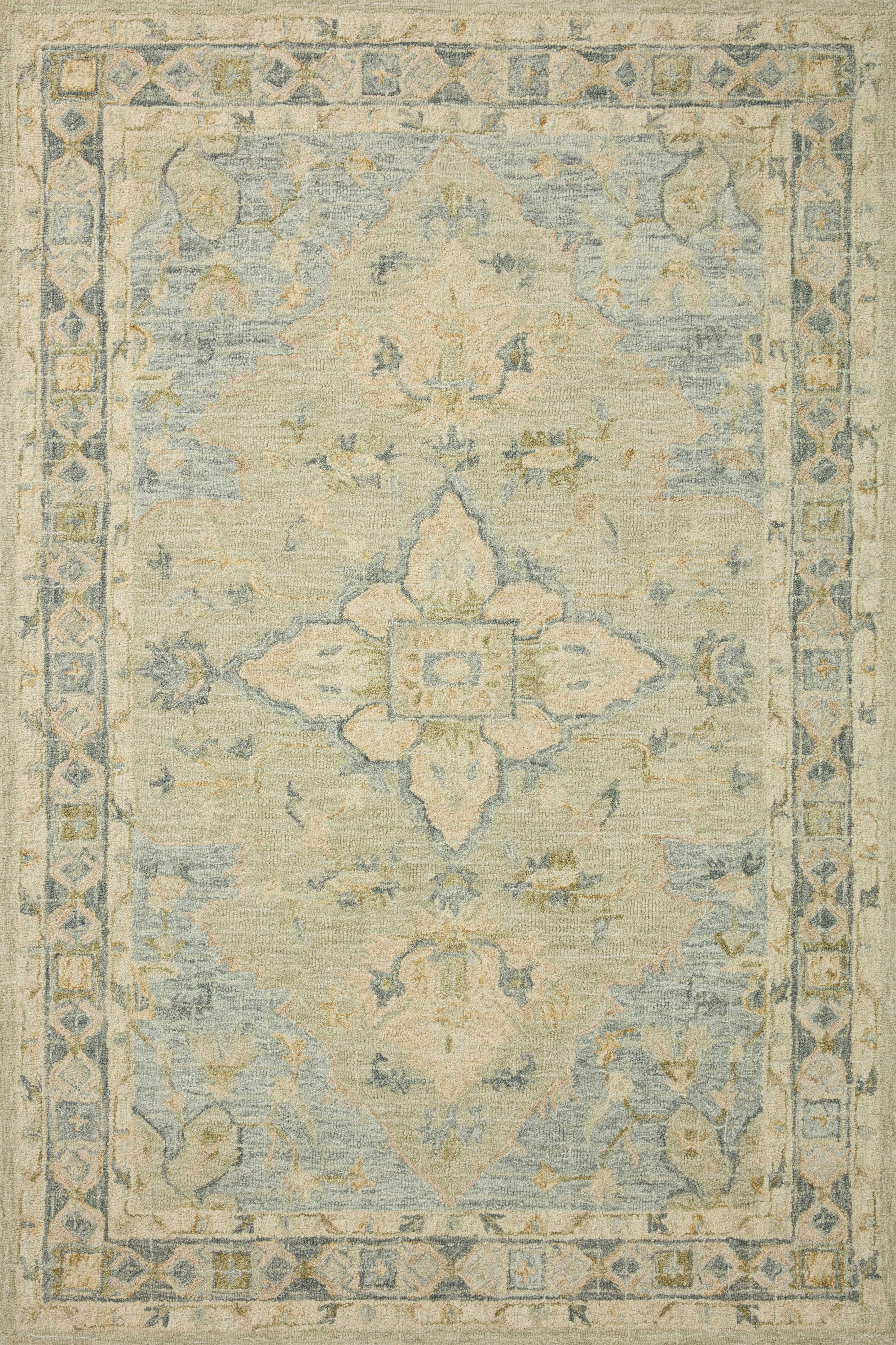 Julian Rug in Seafoam Green & Spa – Vevano