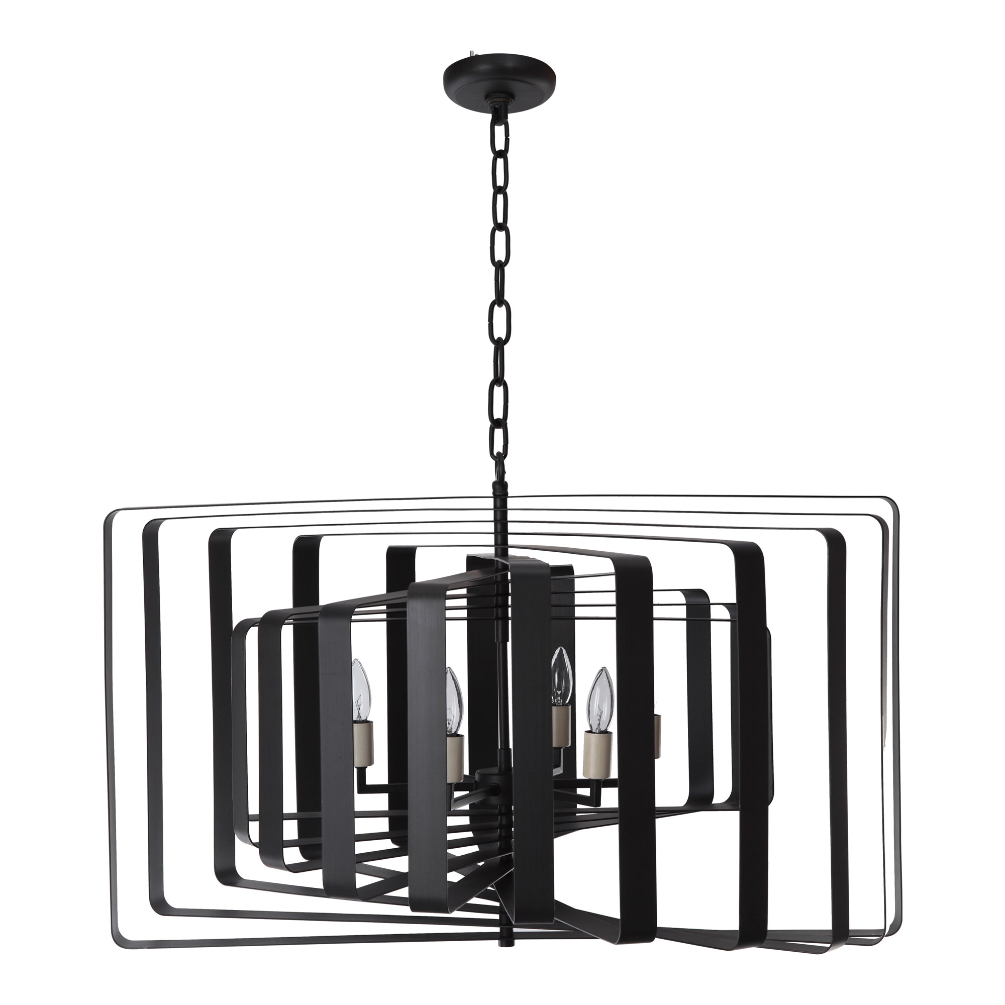 Moe's Home Chelsea Pendant in Black (22" x 35" x 35") - RM-1034-02 – Vevano