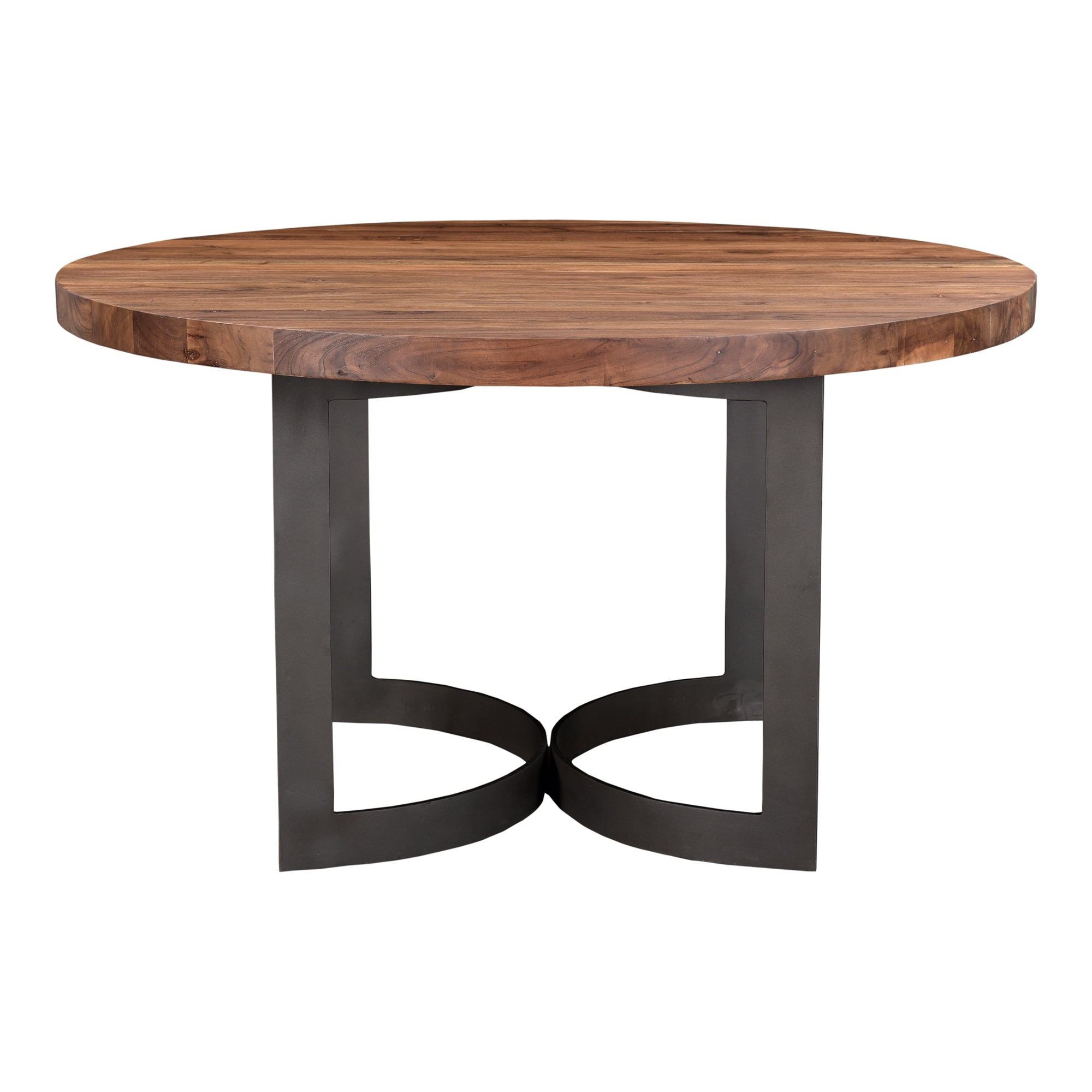 Moe's Home Bent Dining Table in Brown (30" x 54" x 54") - VE-1106-03 ...
