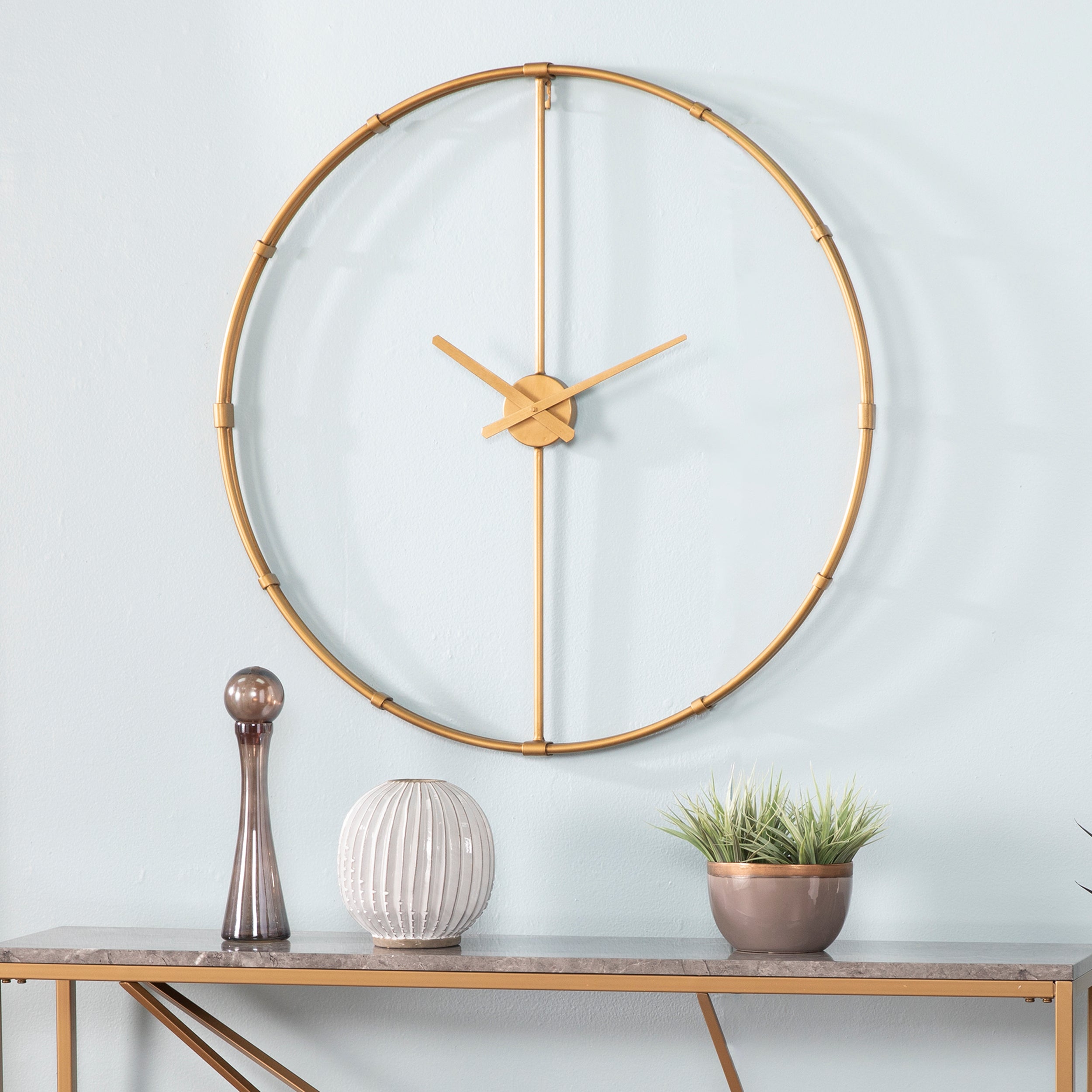 Duzen Large Metal Clock – Vevano