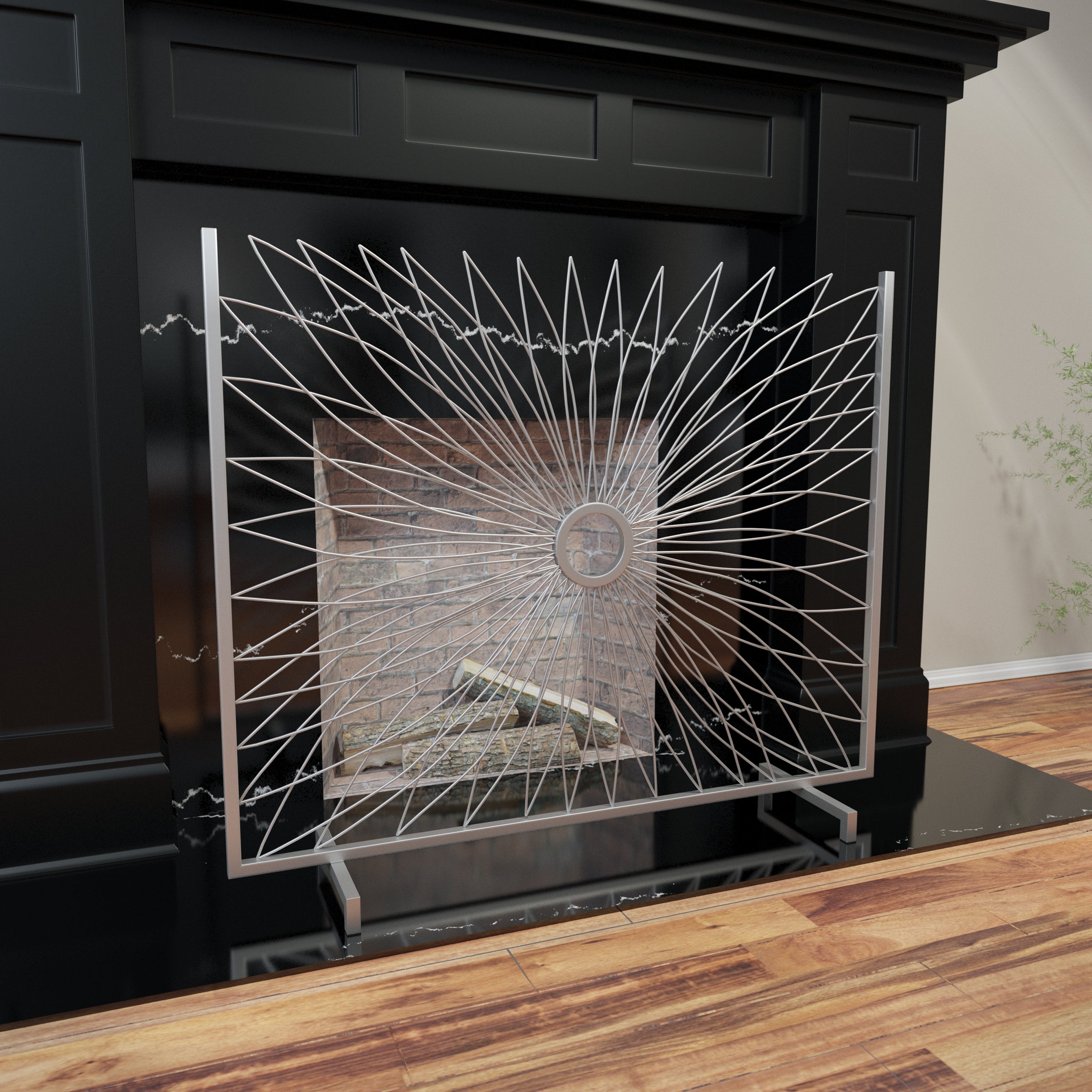 Jandra Decorative Fireplace Screen – Vevano